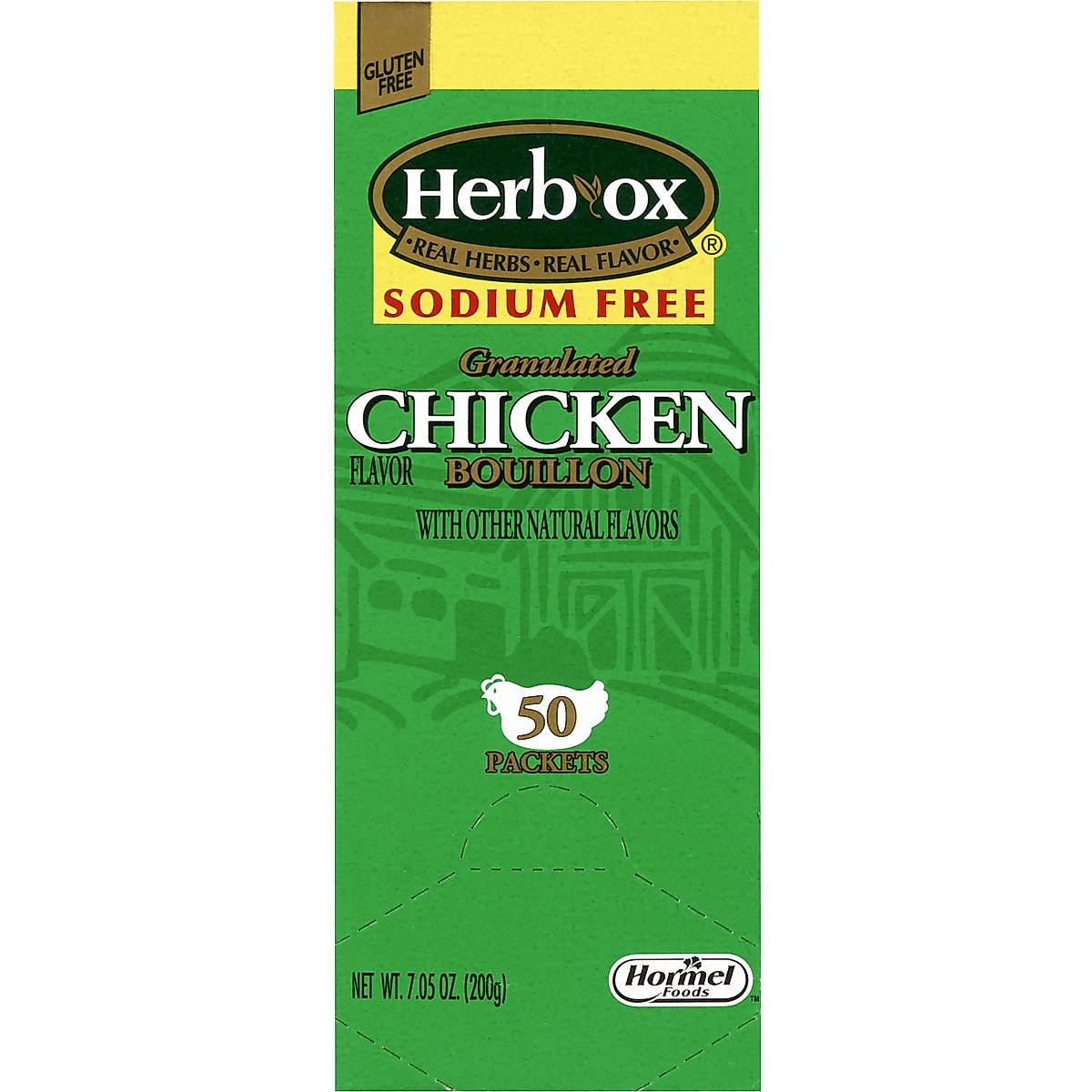 Herb-Ox Sodium Free Bouillon Bundle,`Beef and Chicken, 100 Total Packets