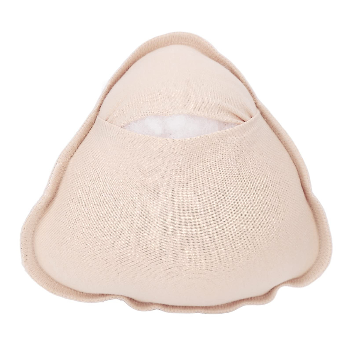 AMONIDA Foam Breast Forms, Breathable Pressure Relief Sponge Bra Inserts for Breast Cancer for Female Breast Surgery for Mastectomy Women (L)