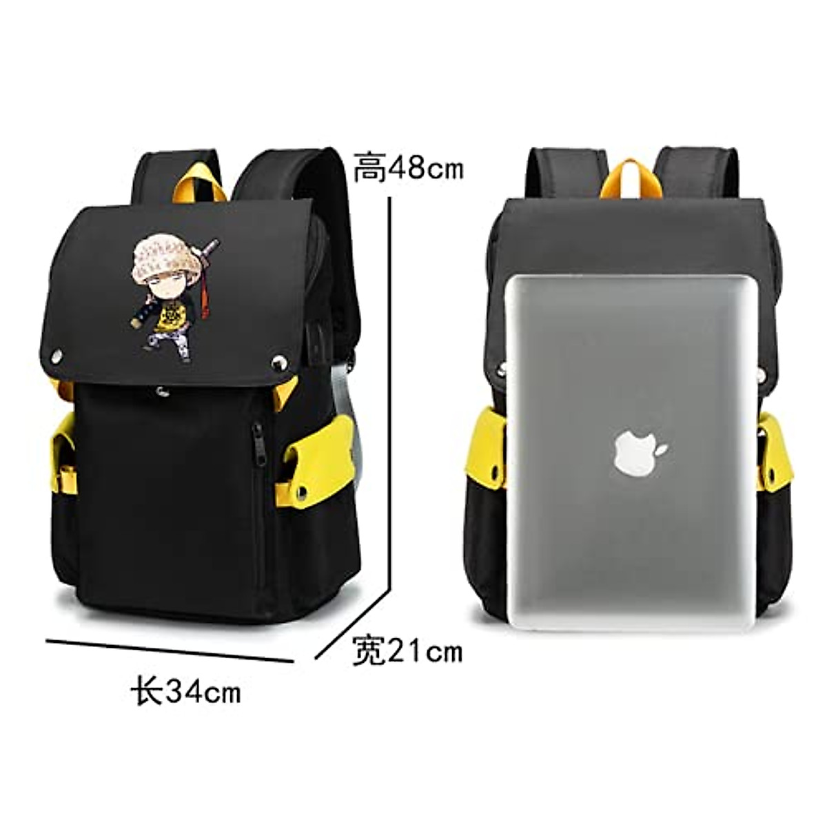 FCOMES Anime Naruto Cosplay School Bag Fashion Book Bag Boys Girls Travel Daypack Shoulders Daypack Laptop Backpacks