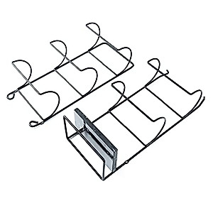 SODUKU Towel Rack Wall Mounted Metal Wine Rack with Natural Marble Top Shelf Metal Towel Racks Storage Organizer Holder for Bathroom Bath Kitchen