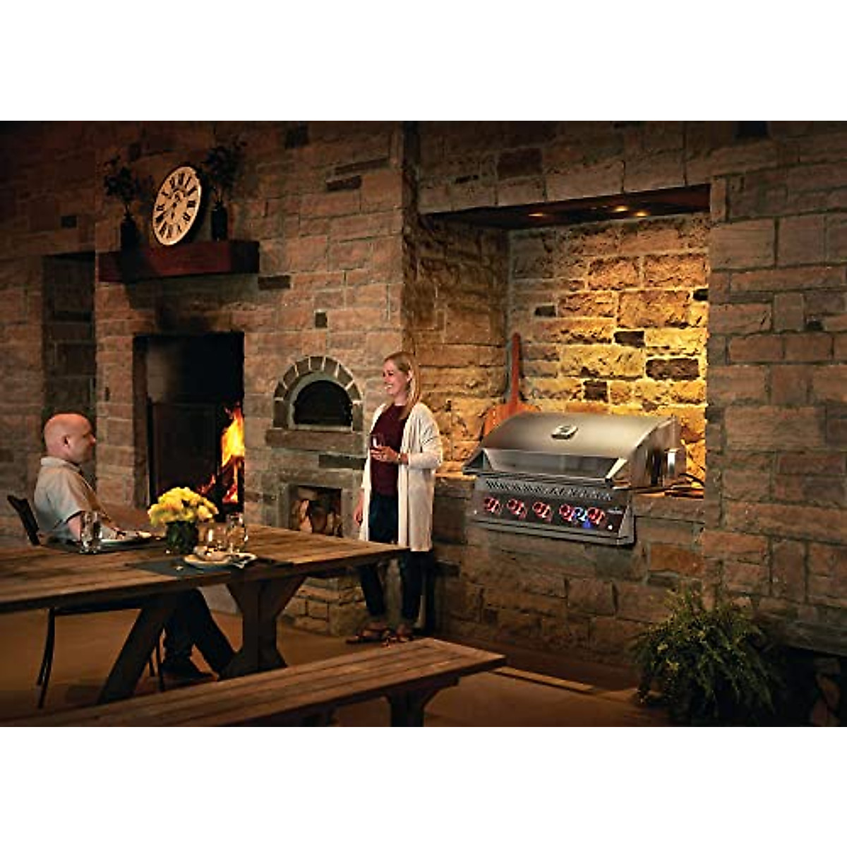 Napoleon BIG38RBNSS Built-in 700 Series BBQ Grill Head 38 Inches, Stainless Steel