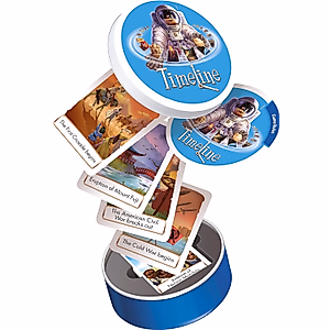 Zygomatic Timeline Events Card Game | Fun Educational Trivia Game for Adults and Kids | Ages 8+ | 2-6 Players | Average Playtime 15 Minutes | Made by