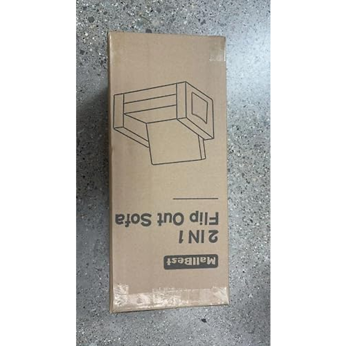 MallBest Kids Sofas Toddler Couch Bed Baby's Upholstered Chair Sleepover Couch Flipout Open Recliner(Pink/Rainbow)