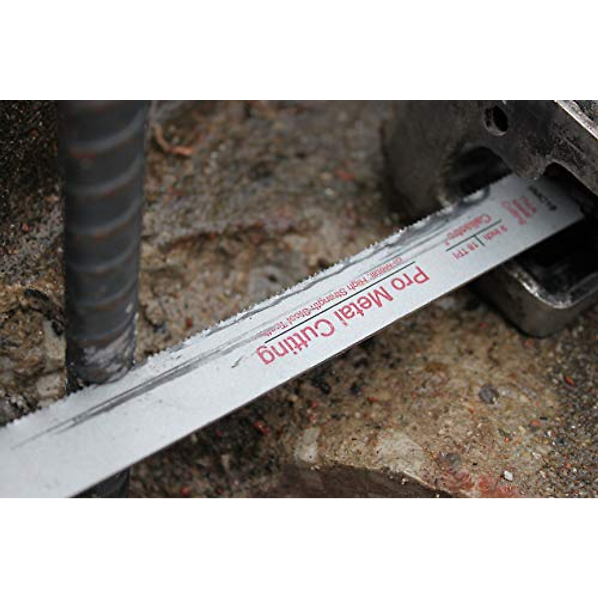 9-Inch Thick Metal Cutting Reciprocating Saw Blades (18 TPI) Made of Long Lasting Bi-Metal (HSS Teeth Bonded to HCS Body) - 10 Pack - Caliastro