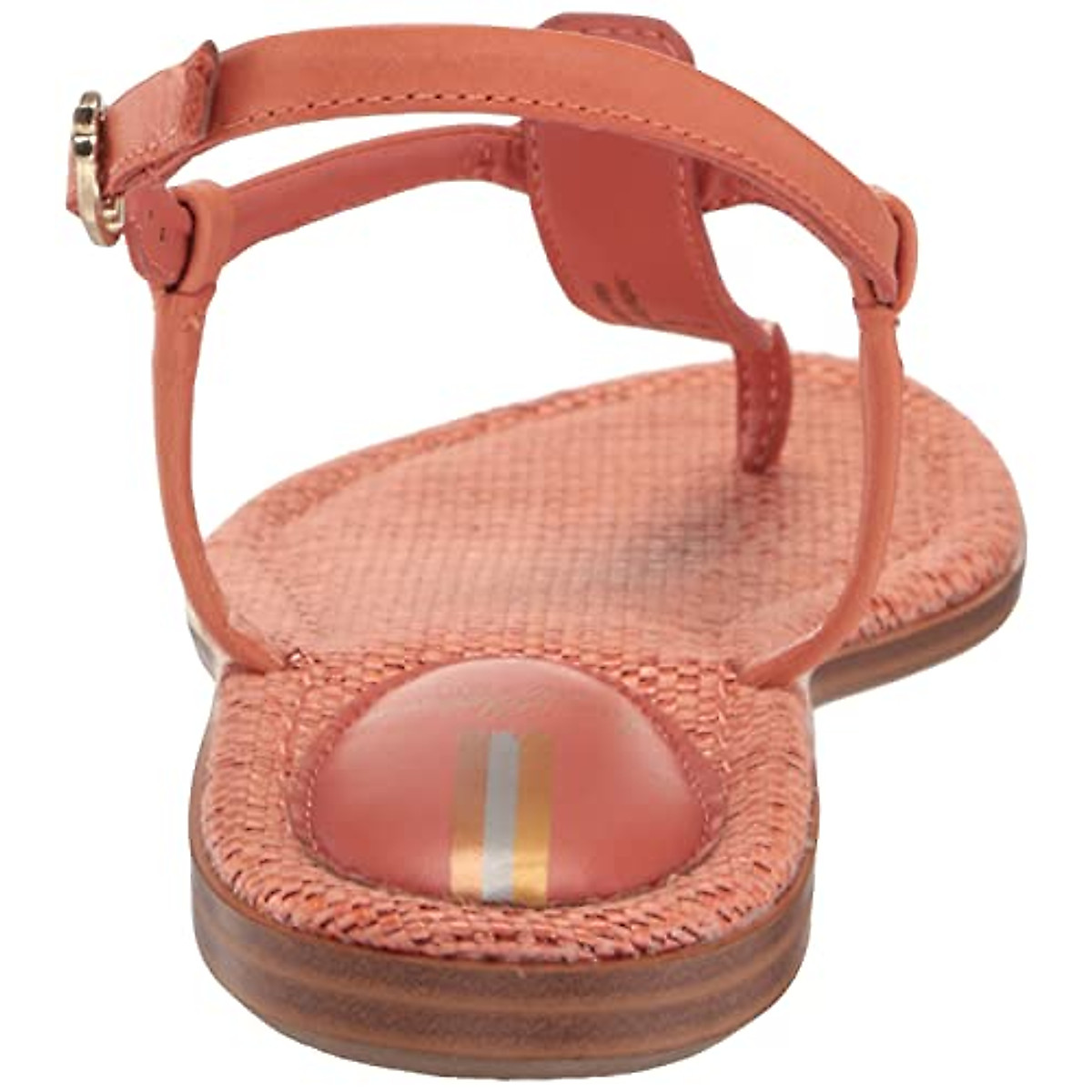 Sam Edelman Women's Gigi Flat Sandal, Terracotta Pink Signet, 7