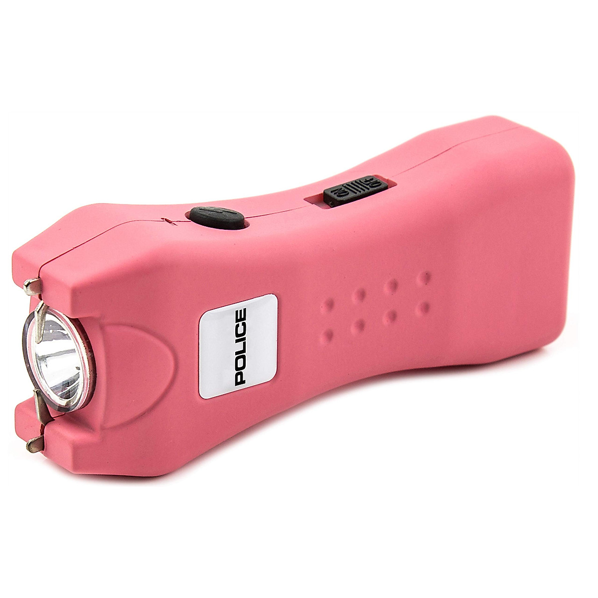 POLICE Stun Gun 618 - Mini Rechargeable with LED Flashlight, Pink