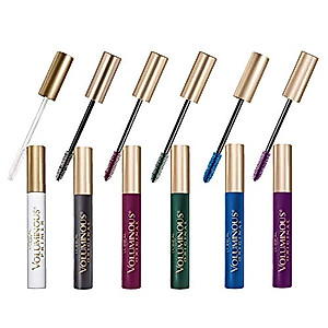 L’Oreal Paris Makeup Voluminous Original Volume Building Mascara, Black Brown, 2 Count