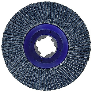 Bosch Professional Straight Flap Disc Best (for Metal, X-LOCK, X571, Diameter 115 mm, Grit Size K120, Bore Diameter 22.23 mm)