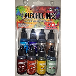 Ranger Tim Holtz Alcohol Inks 8 Pack TAK79392#4