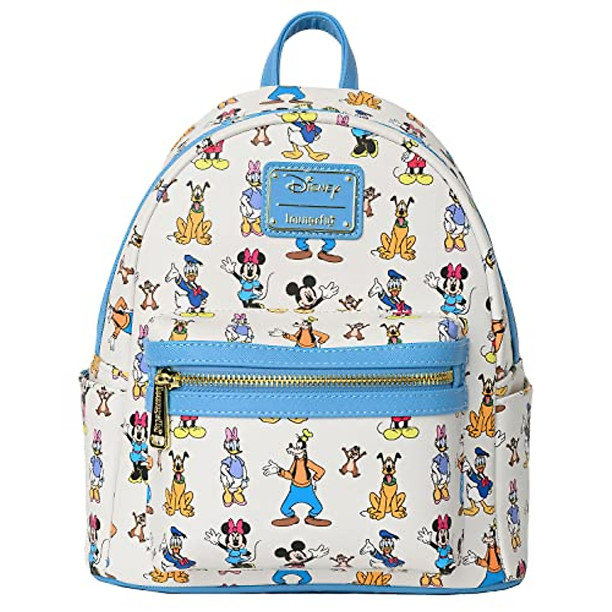 Loungefly Disney Mini Backpack Mickey Friends Forward & Backward Shoulder Bag