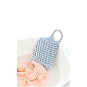 Ainior Portable Travel Mini Washboard,Handheld Plastic Washboard,Multifunctional Small Household Washboard Suitable for Hand Washing Diaper, Sock, Underwear(3 Pack)