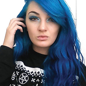 MANIC PANIC Pillarbox Red Hair Dye - Classic High Voltage - Semi Permanent Bright Fire Engine Red Hair Color - Vegan, PPD & Ammonia-free (4oz)