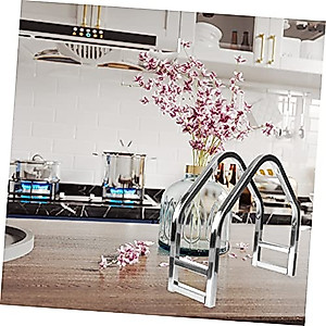 Zerodeko Rack Lid Rack Racks for Storage Shelves Chopping Block Cutting Board Rack Stainless Steel Pot Cover Shelf Pan Lid Holder Chopping Board Rack Chopping Board Stand Bakeware Pot