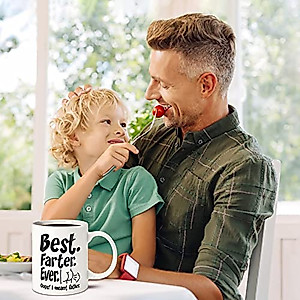 RioGree Gifts for Dad Grandpa Husband Him - 11 OZ Ceramic Coffee Mug - Fathers Day,Stocking Stuffers for Christmas Xmas,Birthday, Anniversary Funny Presents Ideas from Wife Daughter Son