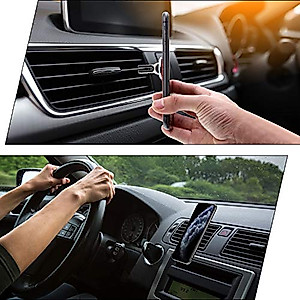 6 Pieces 3-in-1 Multipurpose Mobile Phone Bracket Holder 360 Degree Rotation Cell Phone Ring Stand for Car Home, 5 Colors