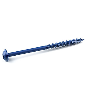 Kreg SML-C250B-2000 Blue-Kote Pocket-Hole Screws, 2 1/2 Inch, #8 Coarse Thread, Maxi-Loc Head (2000 Count)