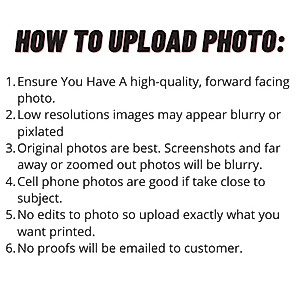 Custom Fan Faces | 12 Count | 9inchx12inch A-12