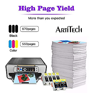 ARTITECH Replacement for Kodak 30XL Compatible Ink Cartridges (4 Black, 2 Color) Use for Kodak ESP 3.2, C110, C310, C315, Office 2150, Office 2170, Hero 3.1 Hero 5.1 Series Printers 1550532 1341080