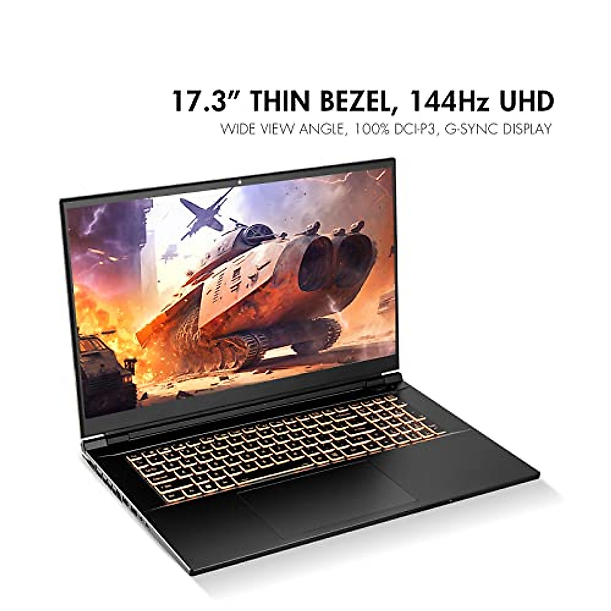 Sager 2023 NP8875D Gaming Laptop, 17.3 Inch UHD 144Hz 100% DCI-P3 G-Sync, Intel i9-13900HX, RTX 4060 8GB, 32GB RAM, 2TB Gen4 NVMe SSD, Win 11