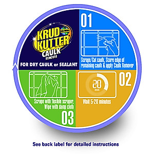 Krud Kutter 365306/336250 Caulk Remover, 24 oz, 1 Count (Pack of 1)