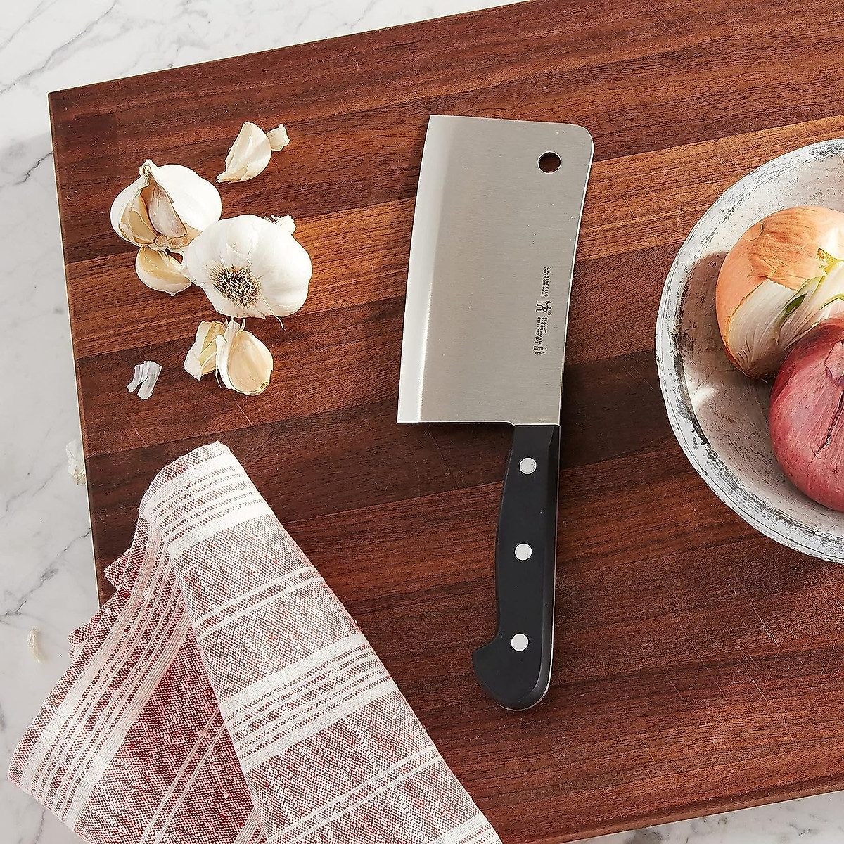 HENCKELS Classic Razor-Sharp 6-inch Meat Cleaver, German Engineered Informed by 100+ Years of Mastery
