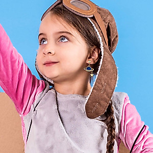 4 Pairs Astronaut Stud Earrings Asymmetric Spaceman Star Moon Earrings Planet Star Stud Dangle Earrings for Women (Cute Style)