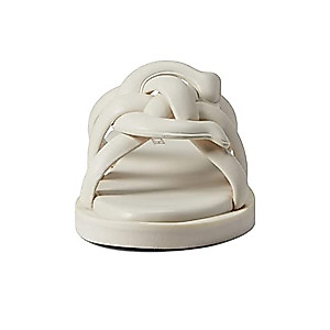 COACH Georgie Leather Sandal White 9 B (M)