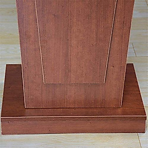 MObyat Lectern Podium Stand,Podium Lectern Podium Church Pulpit or Ceremony Classroom Lecture Speech Teach Platform Standing Brown Presentation Lectern