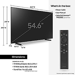 SAMSUNG 55-Inch Class QLED Q60B Series - 4K UHD Dual LED Quantum HDR Smart TV with Alexa Built-in (QN55Q60BAFXZA, 2022 Model) (Renewed)