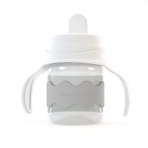 Pumpkin Doodle Permanent Write-on Labels for Bottles/Sippy Cups/Food Containers 6pcs (Grey)