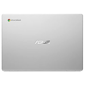 ASUS 14 C424MA Chromebook Laptop, 14" FHD Anti-Glare, Intel Celeron N4020 Processor, 4GB LPDDR4 RAM, 128GB eMMC, 802.11AC WiFi, Bluetooth 5.0, Type-C, Webcam, Silver, Chrome OS, 64GB Flash Drive