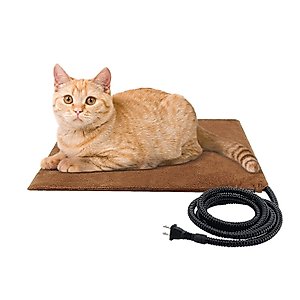 Pet Heating Pad, Electric Heated Pad for Dog Cat, Warm Mat Waterproof Dogs Cats Beds with Constant Temperature,Chew Resistant Cord, Comfortable Heater Heater Blanket Puppy and Kitten (S:16'' x 13'')