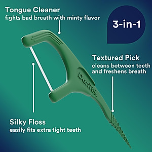 DenTek Fresh Clean Floss Picks, For Extra Tight Teeth, 75 Count