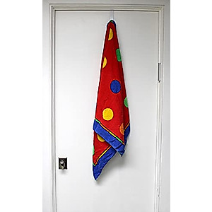 Dependable Industries inc. Essentials Over-The-Door Hanger Hook Set – 4-Pack of 3.5 in, Plastic Over-The-Door Hangers & White Over-The-Door Hooks – Over-Door Hooks for Hanging Clothes & Towels