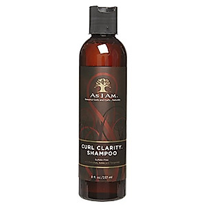 As I Am Curl Clarity Shampoo - 8 ounce - with Coconut, Amla & Tangerine - Gently Cleanses Curly Hair - Vegan & Cruelty Free - Sulphate Free - Parabens Free - Phthalate Free