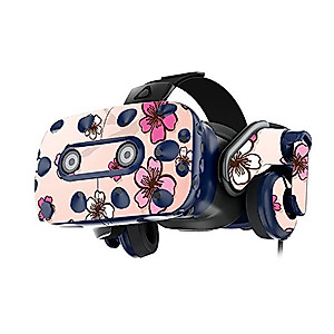 MightySkins Skin Compatible with HTC Vive Pro VR Headset - Cherry Blossom | Protective, Durable, and Unique Vinyl Decal wrap Cover | Easy to Apply, Remove, and Change Styles | Made in The USA