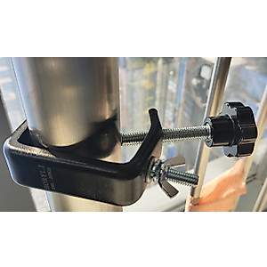 Tawelun 10 Black C Clamp 1-2" Truss Light Mounting CLP-03 Standard C Clamps 44 LBS（20KG）Capacity