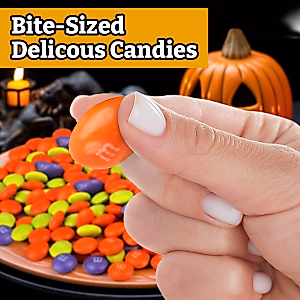 M&M’s Ghoul’s Peanut Milk Chocolate Halloween Candy 10oz Bag 2-Pack - Sweet Milk Peanut Chocolate Holiday M&Ms Candy Encased in Vibrant Candy Shell Colors, Melt in Your Mouth Snack for Kids & Adults