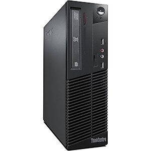 Lenovo ThinkCentre M91p Desktop Computer - Intel Quad Core i5-2400 3.10 GHz, 4GB Memory, 500GB HDD, DVD Windows 10 Professional (Renewed)