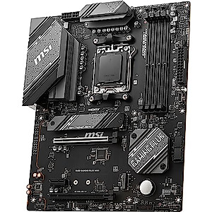 MSI B650 Gaming Plus WiFi Gaming Motherboard (AMD AM5, ATX, DDR5, PCIe 4.0, M.2, SATA 6Gb/s, USB 3.2 Gen 2, HDMI/DP, Wi-Fi 6E, Bluetooth 5.3, AMD Ryzen 7000 Series Desktop Processors)