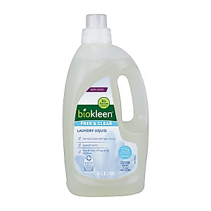 biokleen, Laundry Liquid, Free & Clear, 64 oz