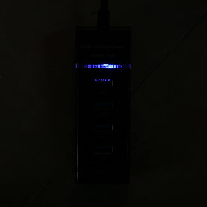 1 to 4 USB 3.0 Hub Male To Female USB Extender Adapter Cable Splitter,3.94ft Slim & Portableusb 3.0 Hub,Suitable For Desktops and PC