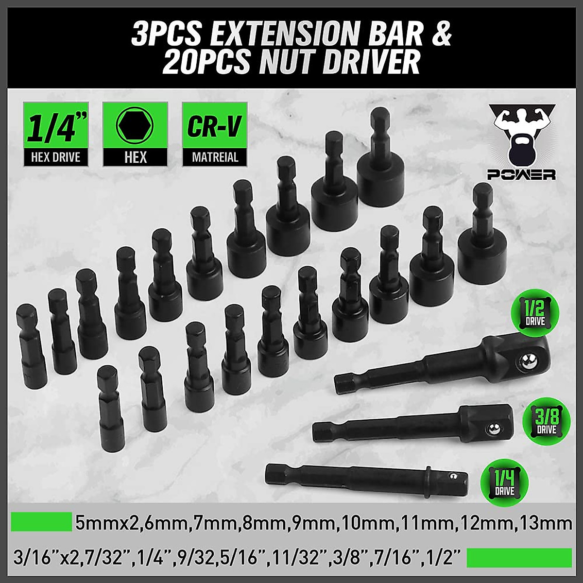 SWANLAKE 232PCS Ultimate Screwdriver Bit Set,Chrome Vanadium Steel Driver Bit Set, Includes Security Bits,Nut Driver, Ratchet Wrench and Bits Holder