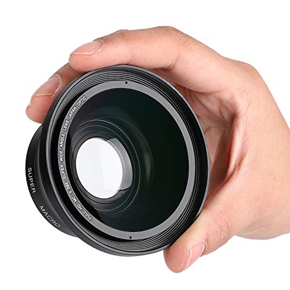 Wide Angle Lens, 37mm 0.39X, with Phone Clip, for DV Cameras Mobile Phones