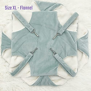 LOZERNE Urtra Soft 2-Tier Hammock for Bearded Dragon; Cozy Hanging Swing Nest with Suction Cup Hooks for Lizard, Gecko and Other Small Animals; Premium Bearded Dragon Tank Accessories (XL)