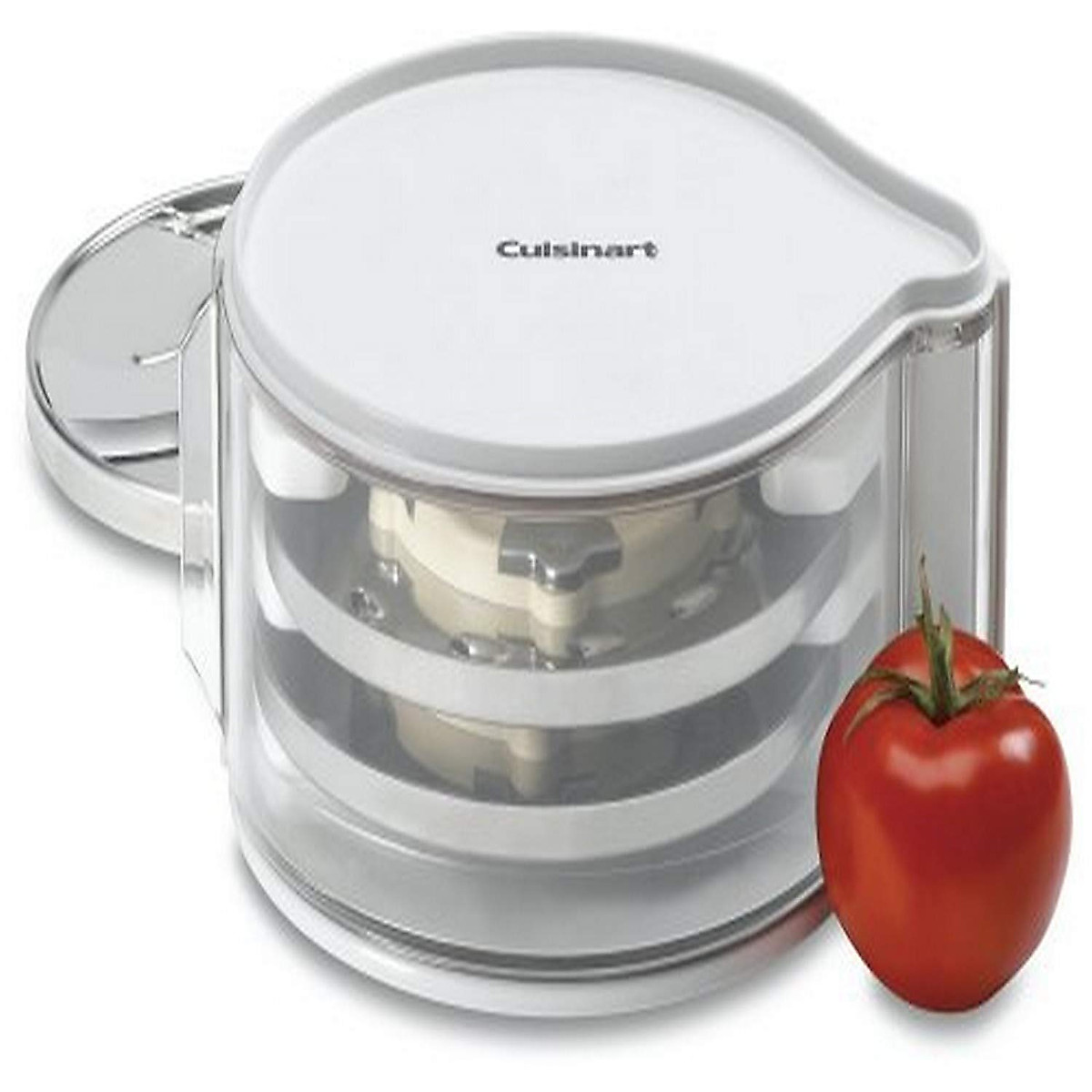 7 Cup Food Processor by Cuisinart, 600-Watt Motor, White, DLC-10SYP1 & DLC-DH Disc Holder, White