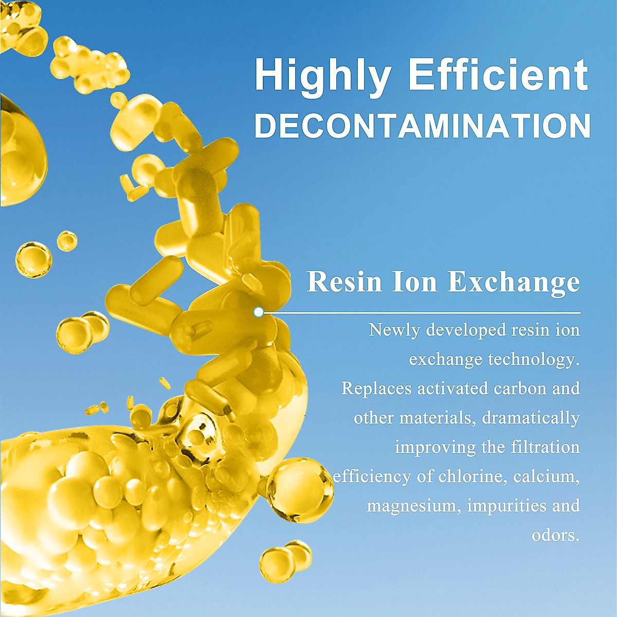 Zero Replacement Water Filter Resin Filtration System 0 TDS 0 Leak,Compatible with Zero Water Pitcher and Dispenser, Reduce Lead/Chromium/PFOA/PFOS (Pack of 4 by TOMOON)