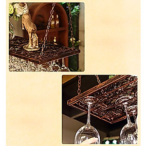 Wine Racks Metal Creative Home Bar 、 Wine Rack Hanging Glass Holder、Wine Glass Rack, Shelf Wine Glass Holder,Wine Glass Rack, Wine Glass Rack, Champagne Glass Rack,Glassware Rack