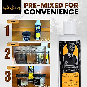 Cigar Caddy Humidification, 16-Ounce Activator Solution