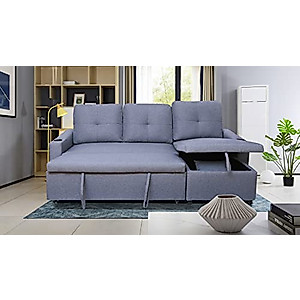 Devion Furniture LFD Sofabed, Gray